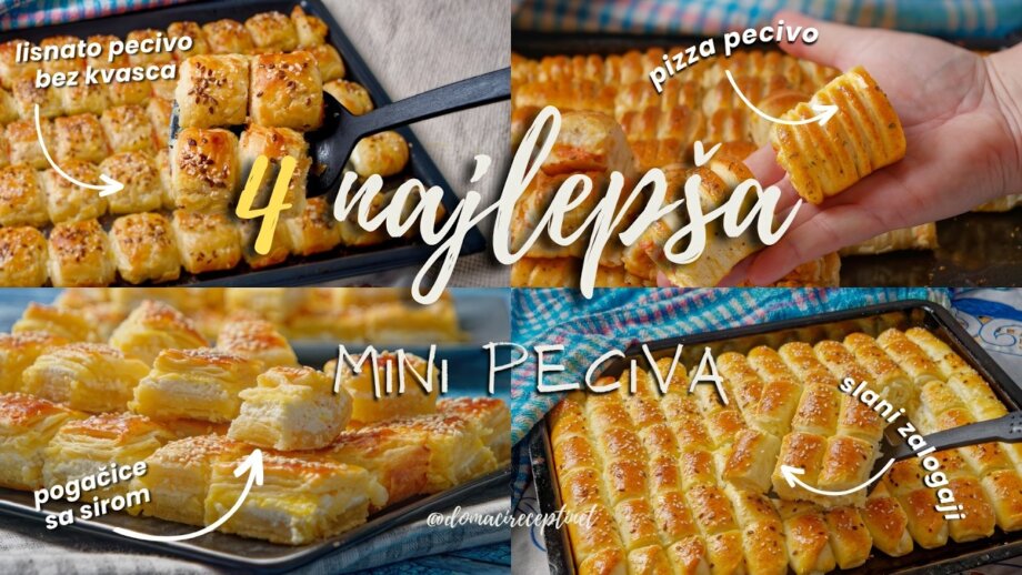 4 mini peciva za sve prilike — Domaći Recepti